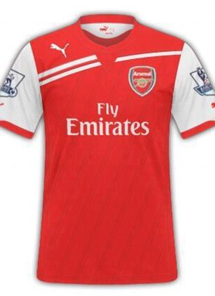 (Image) New Arsenal 2014/15 Puma Home Kit: Possible Shirt Design Looks ...