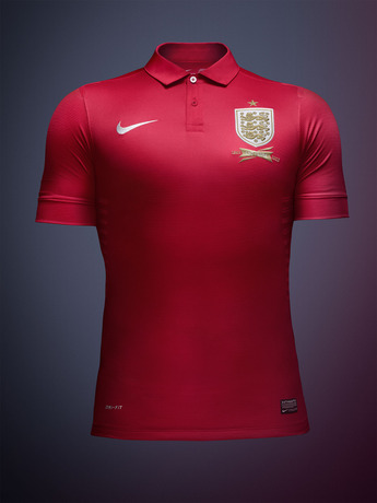 (Images) England Launch 2013 Away Nike Kit: New Red Shirt Is a Gorgeous ...