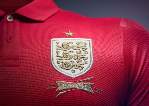 (Images) England Launch 2013 Away Nike Kit: New Red Shirt Is a Gorgeous ...