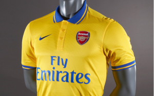 Top Quality Photo of New Arsenal Away 2013/14 Kit | CaughtOffside
