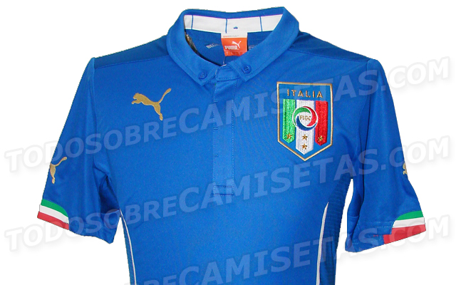(Picture) Italy Home And Away Jerseys For 2014 World Cup Leaked ...