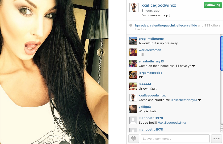 (Image) Alice Goodwin Is Homeless!? Super Hot Ex Arsenal & Liverpool ...