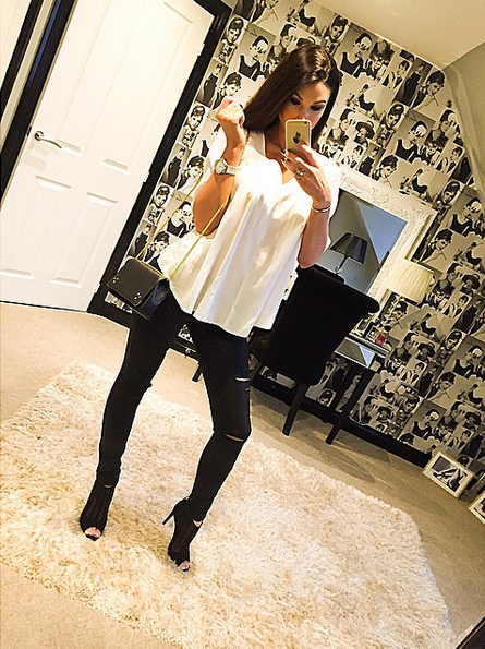 (Image) Super WAG Alice Goodwin Rocks Killer Heels & Tight Dress In Hot ...