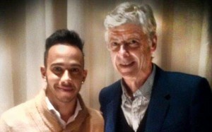 Arsenal Fan Lewis Hamilton Hangs Out With Arsene Wenger At Glamorous ...
