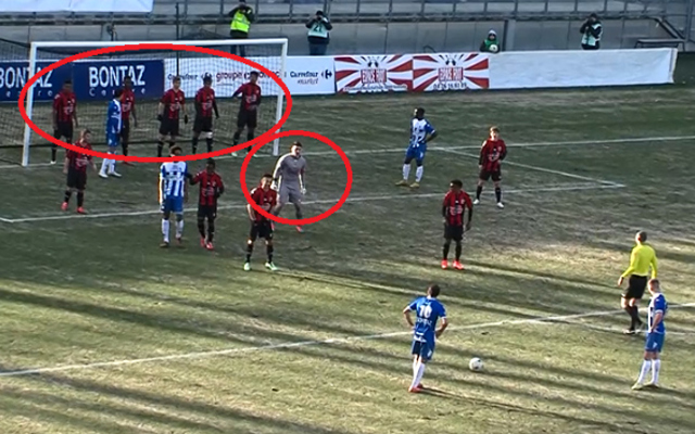 (Video) Nice B Come Up With Bizarre Free Kick Defence Routine - Five ...