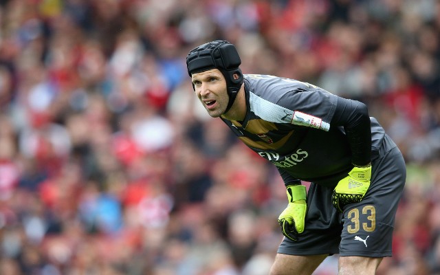 Video: Petr Cech produces stunning double-save to deny Stoke City