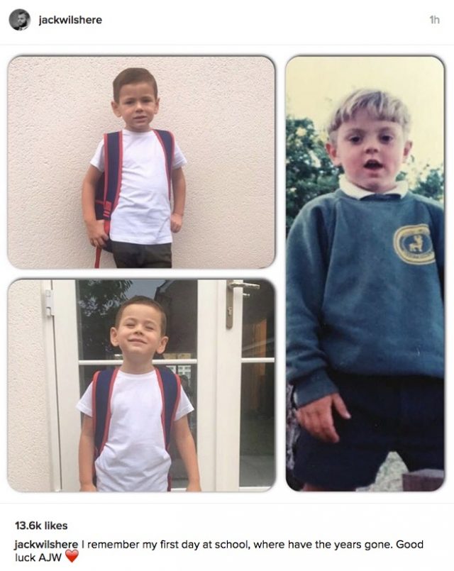(Image) Jack Wilshere was a full-cheeked rascal child