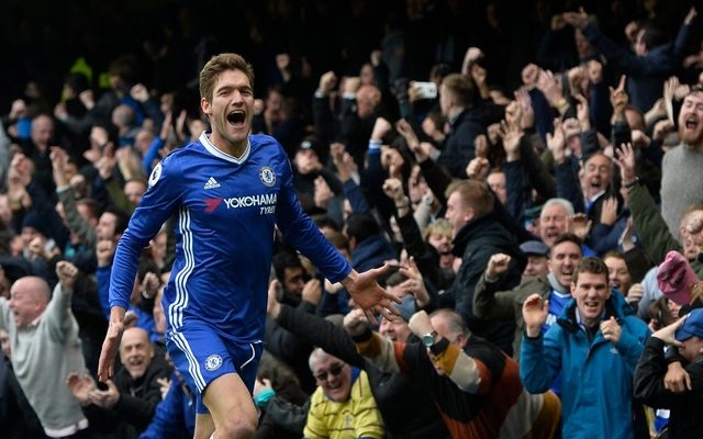 (Video) Marcos Alonso goal: Chelsea star wipes Hector Bellerin out as ...
