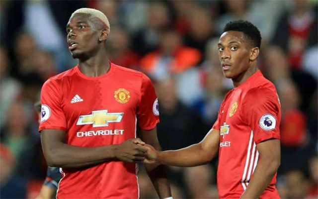 (Video) Martial and Pogba celebrate Man Utd's EFL Cup win