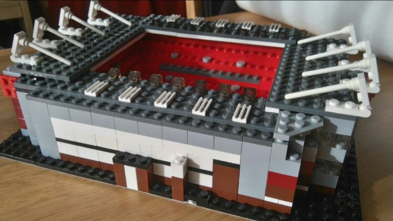 Incredible Lego Anfield and Stamford Bridge models