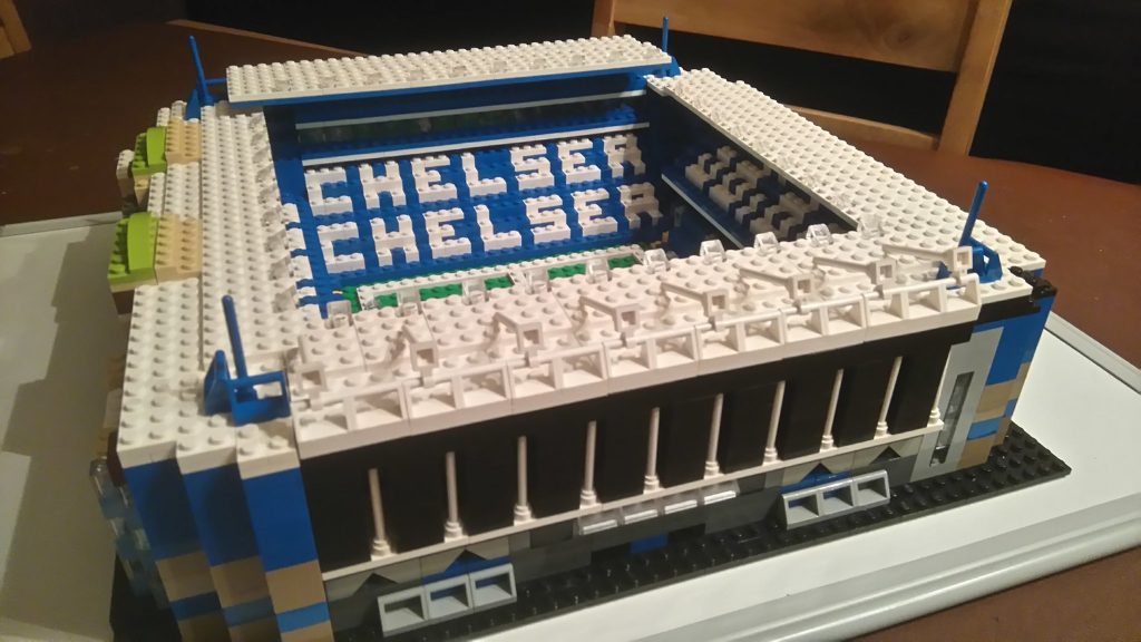 Incredible Lego Anfield and Stamford Bridge models