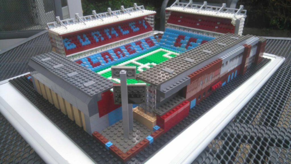 Incredible Lego Anfield and Stamford Bridge models