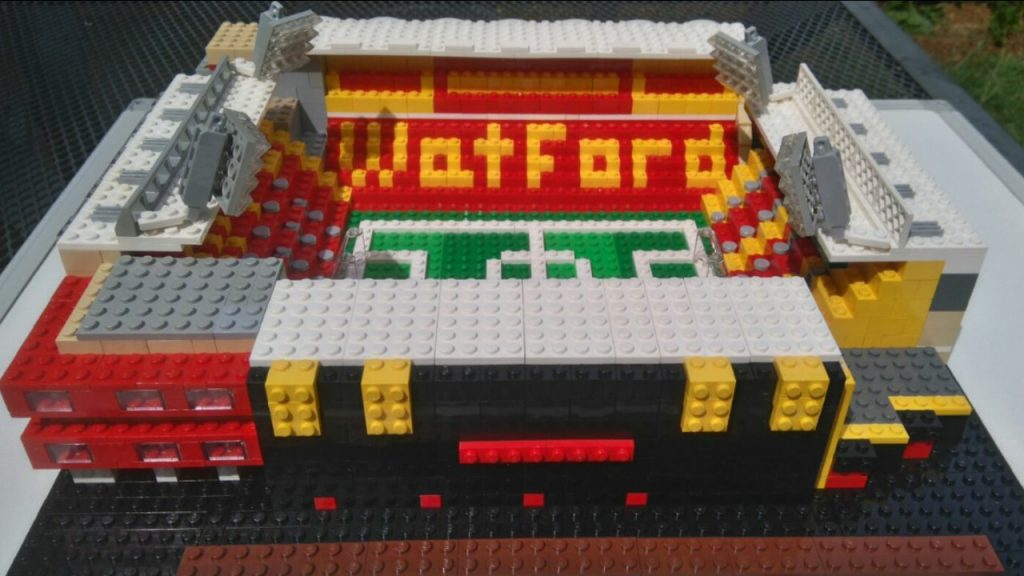 Incredible Lego Anfield and Stamford Bridge models