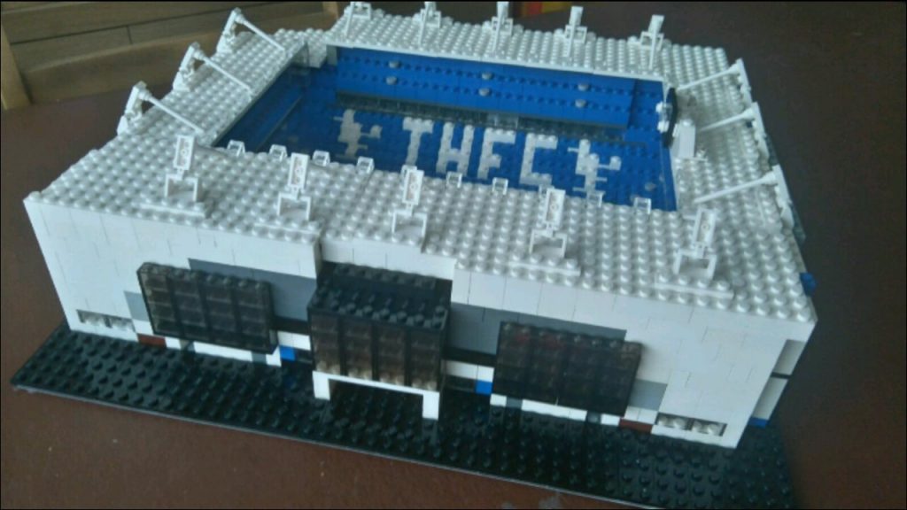 Incredible Lego Anfield and Stamford Bridge models