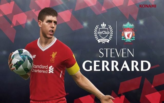 Priceless reaction of Liverpool fans to Gerrard on PES 2018