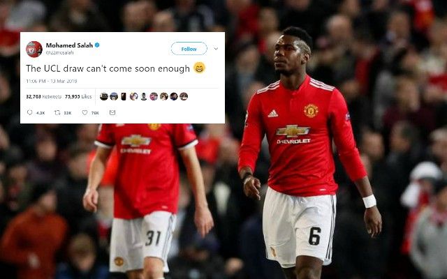 Liverpool's Mohamed Salah superbly trolls Manchester United