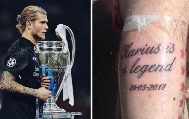 Liverpool news: Man United fan gets Loris Karius tattoo