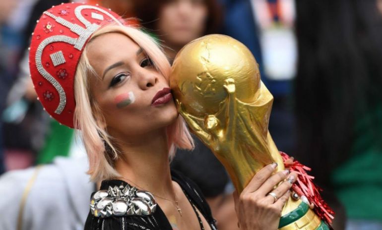 Hot female fans at World Cup steal show in Russia vs Saudi Arabia