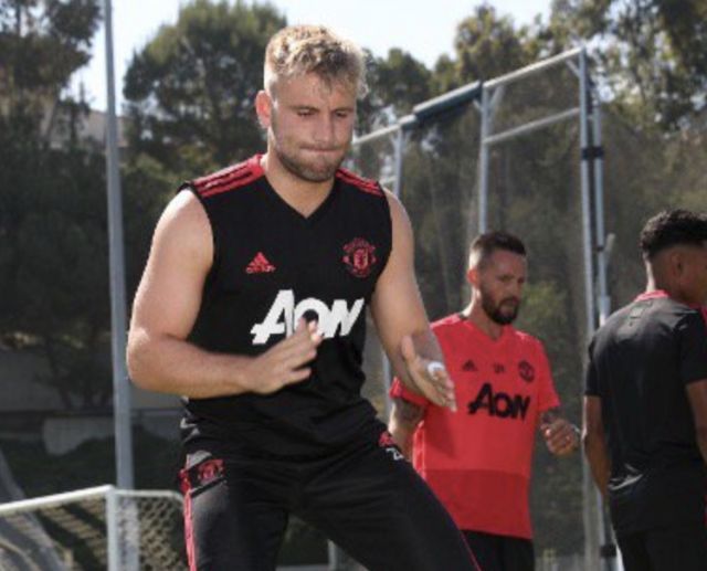 Luke Shaw looks lean in latest Insta photo as Man United left back ...