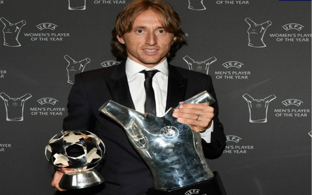 Modric beats Ronaldo and Salah to player of the year award