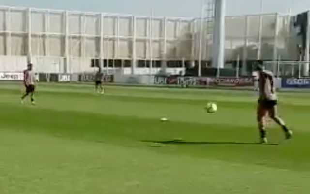 Video: Ronaldo ridiculous first touch in Juventus training