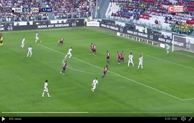 Video: Ronaldo nets 5th goal of season for Juventus vs Genoa
