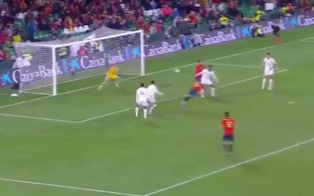 Video: Sergio Ramos goal for Spain vs England