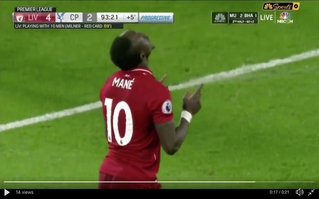 Video: Sadio Mane wraps up Liverpool win with cool finish