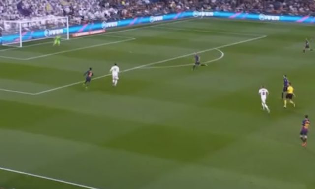 Gareth Bale shot video Real Madrid Barcelona