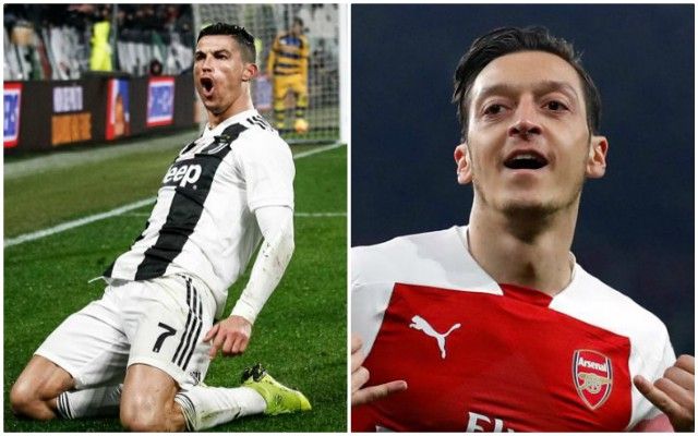Arsenal's Mesut Ozil on Cristiano Ronaldo vs Atletico Madrid