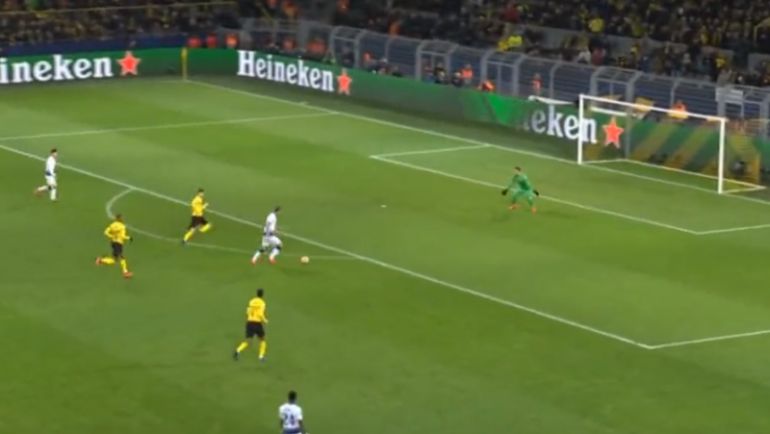 Harry Kane goal video Tottenham Borussia Dortmund