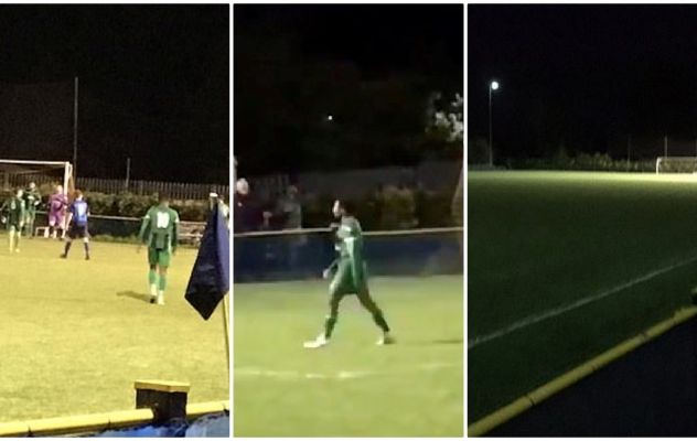 Julius Muraga hilarious floodlight gaffe after being sent off