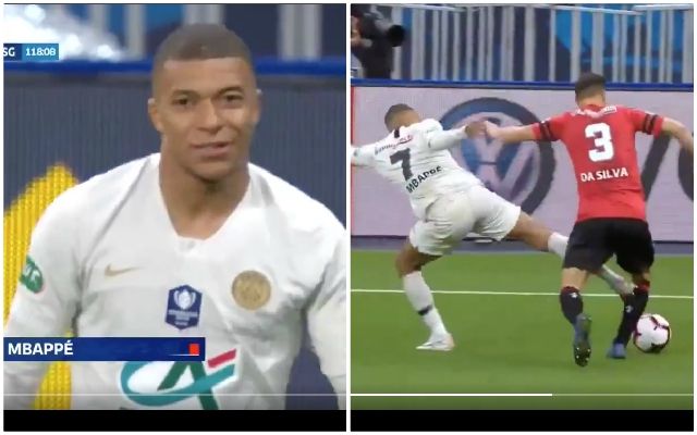 Video: Mbappe shocks fans by smiling after horrific challenge