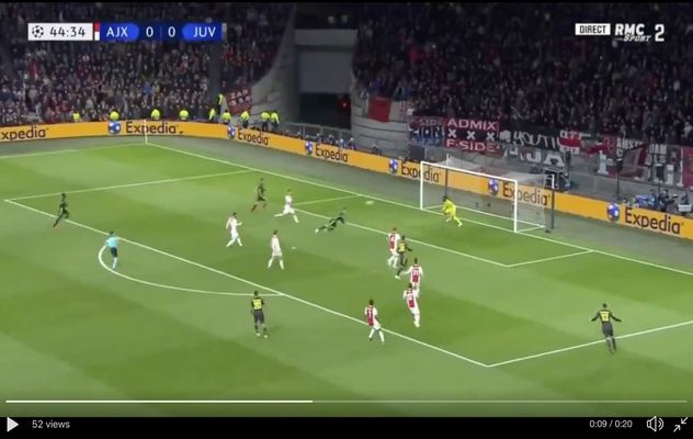 Video: Ronaldo scores great diving header for Juventus vs Ajax