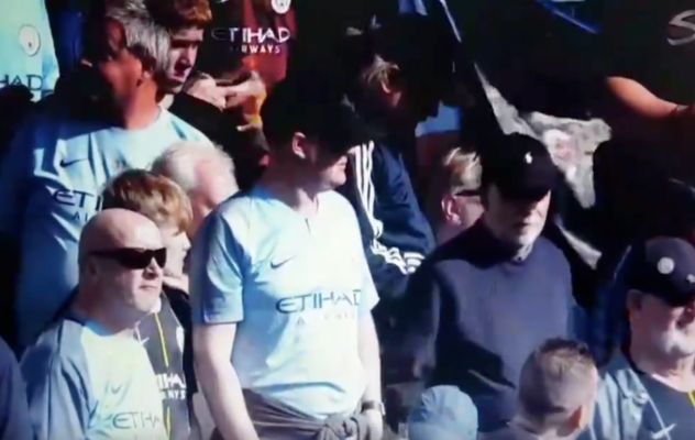 Video: Man City fans weird reaction as side win Premier League