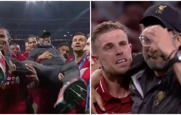 Video: Emotional scenes as Klopp celebrates Liverpool win