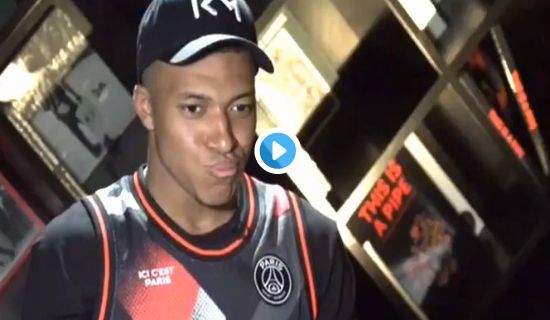 Kylian Mbappe on Liverpool in FIFA video