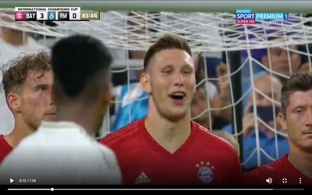Video: Bayern's Sule dares Rodrygo to 'try' before free-kick goal