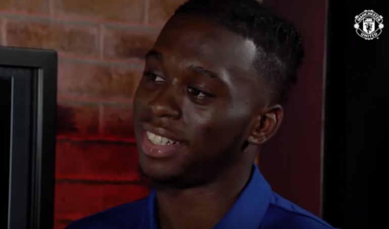 Man United's Wan-Bissaka on position change video
