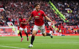 Man Utd's Daniel James on goal vs Chelsea