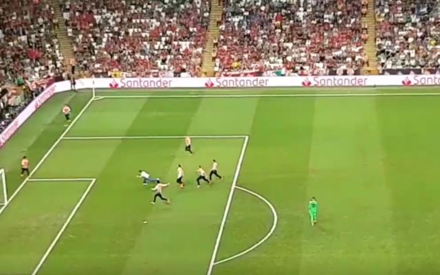 Video: Pitch invader disrupts Chelsea vs Liverpool Super Cup