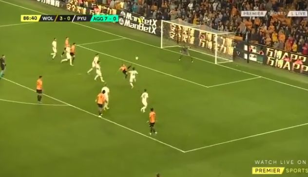 Diogo Jota goal video Wolves Pyunik