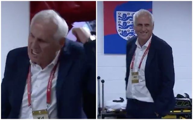 Video: Hilarious Challandes reaction after Sancho goal