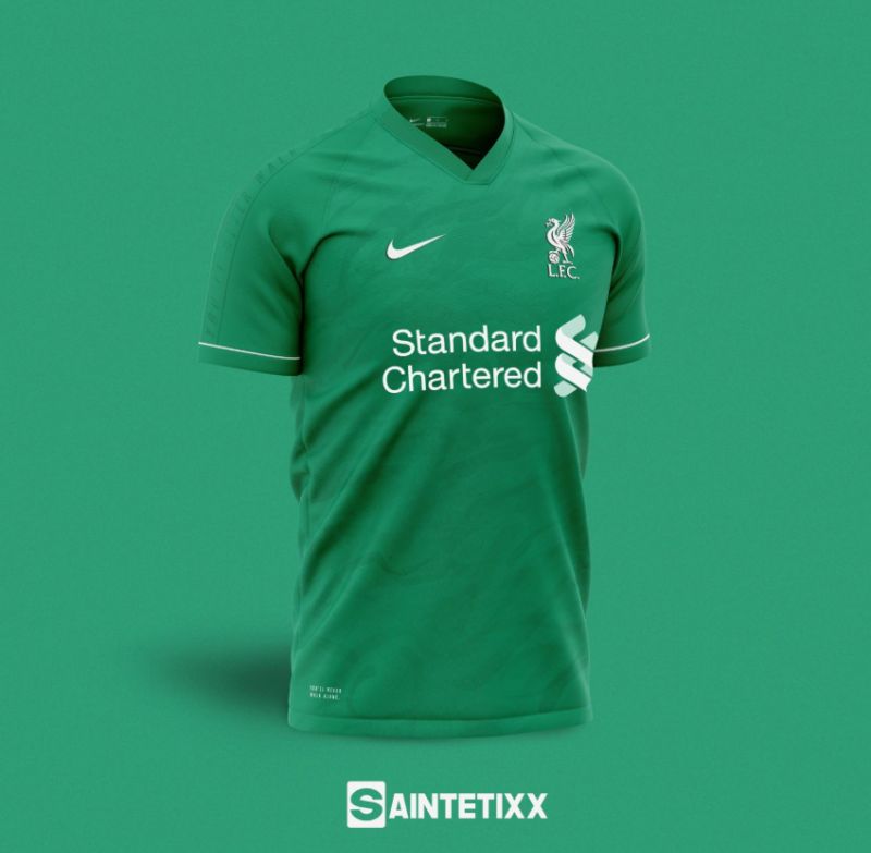 Liverpool Nike away kit green