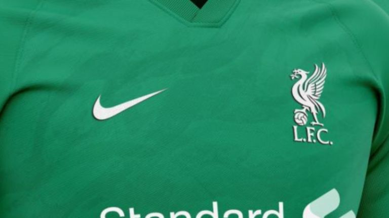 Liverpool Nike away kit green