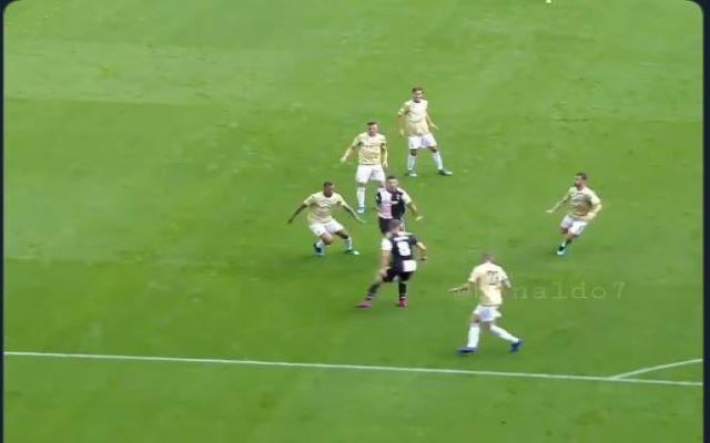 Video: Cristiano Ronaldo run and cross vs SPAL