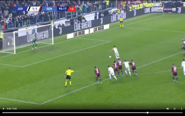 Video: Ronaldo scores late penalty to seal Juve win vs Genoa