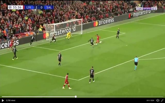 Video: Salah scores rebound for Liverpool vs Red Bull Salzburg