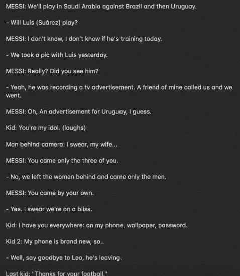 Lionel Messi Barcelona fans video