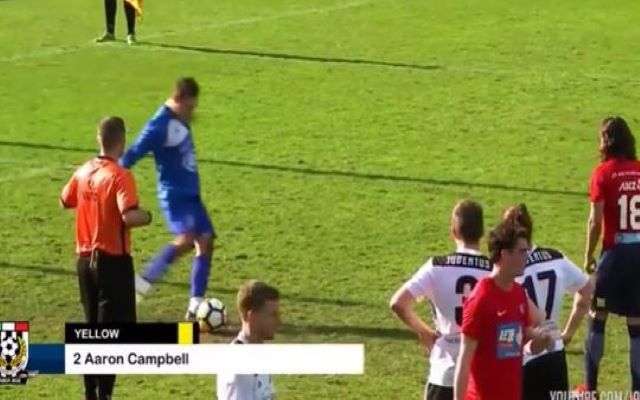 Video: Keeper saves penalty after booting the ball way